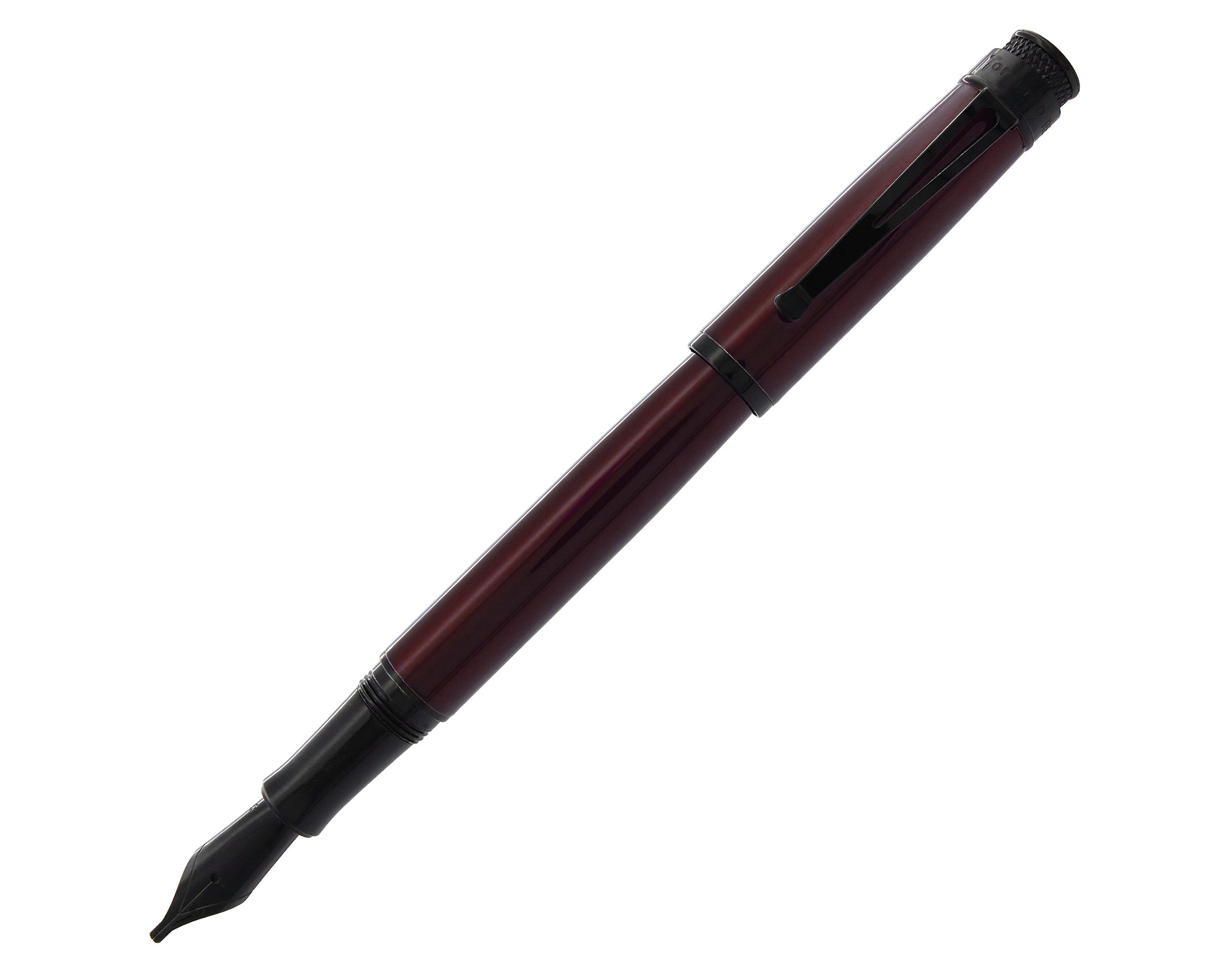 Retro51 Tornado™ Stealth Black Cherry Fountain Pen – Write USA